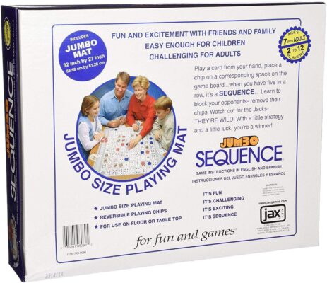 Jumbo Sequence Board Game - al3aby