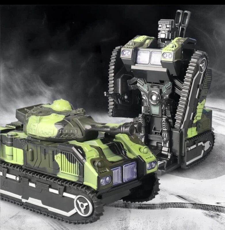 Transforming Tank Warrior Robot - Remote Control Chariot - al3aby