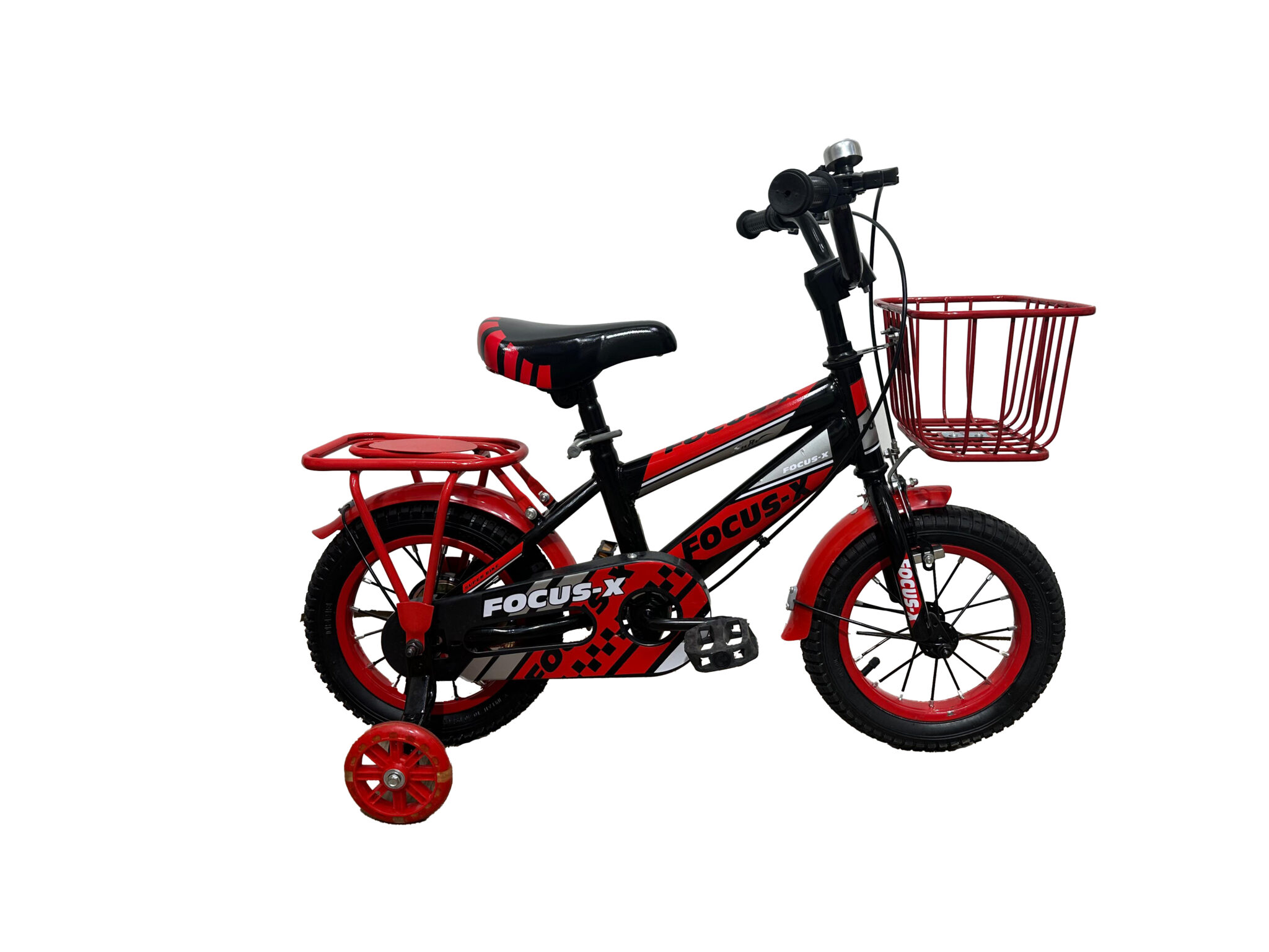 FOCUS X Kids Bicycle 12-Inch with Training Wheels - al3aby